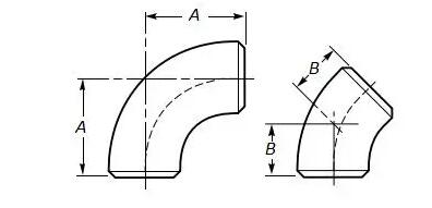 Carbon Steel SCH80 ASME 90 Degree Elbow Fitting