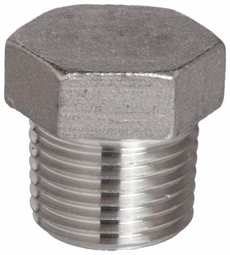 Welding Connection Threaded M20 Hex Head Plug